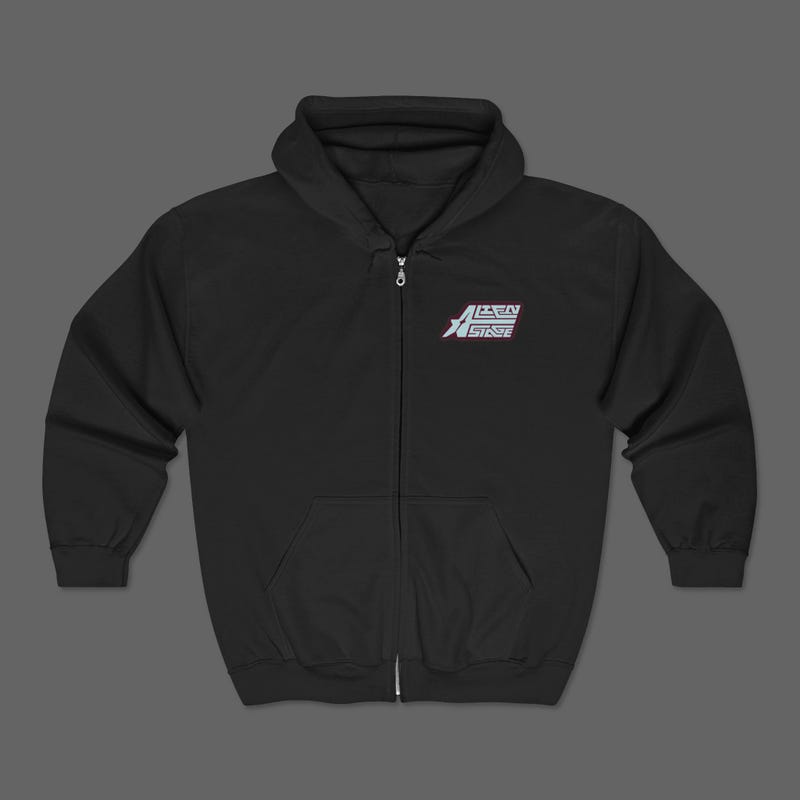 Mens Zip Hoodie Alien - Etsy