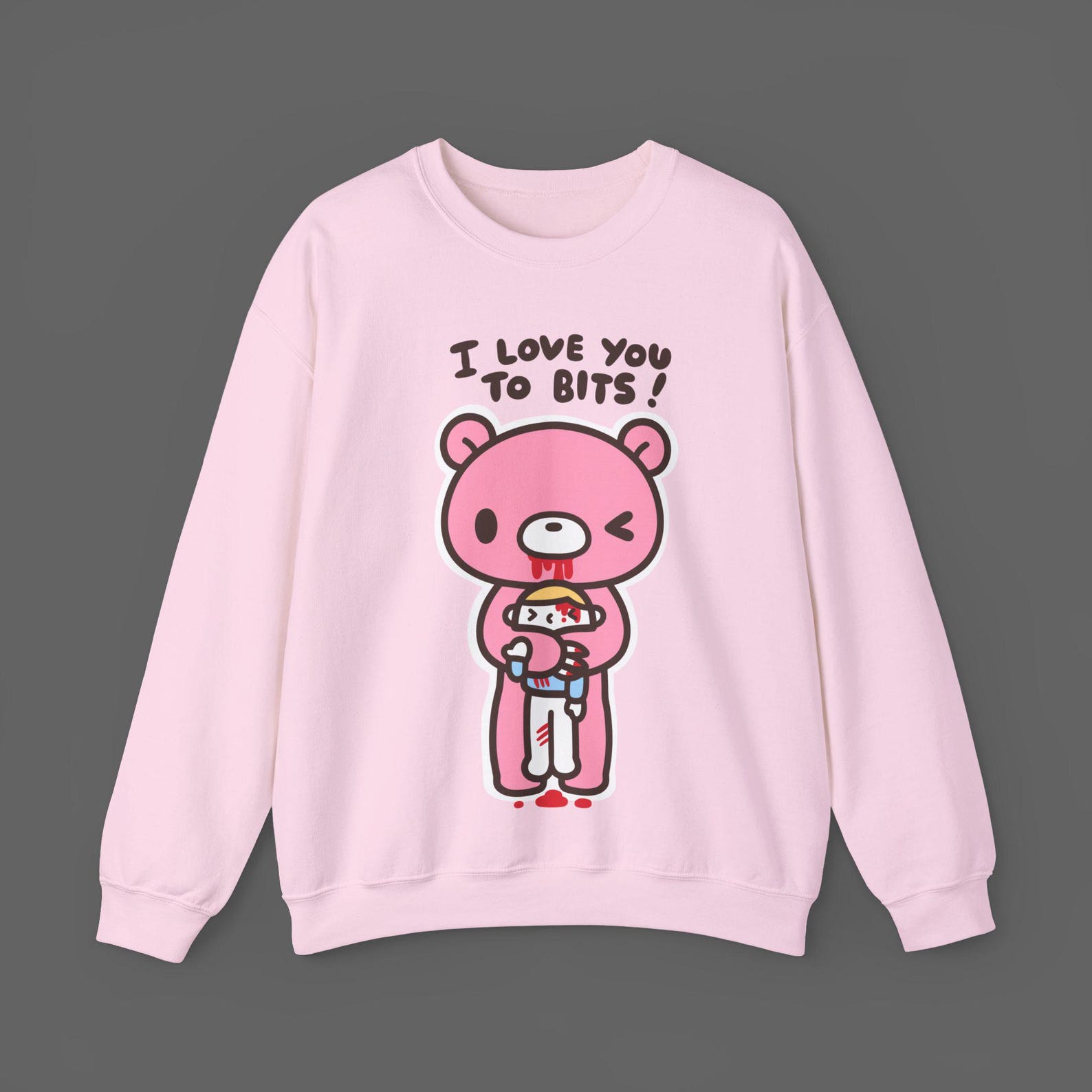 Gloomy Sweatshirt - Woman Size Anime Cutecore Gloomy Bear Long Sleeved ...