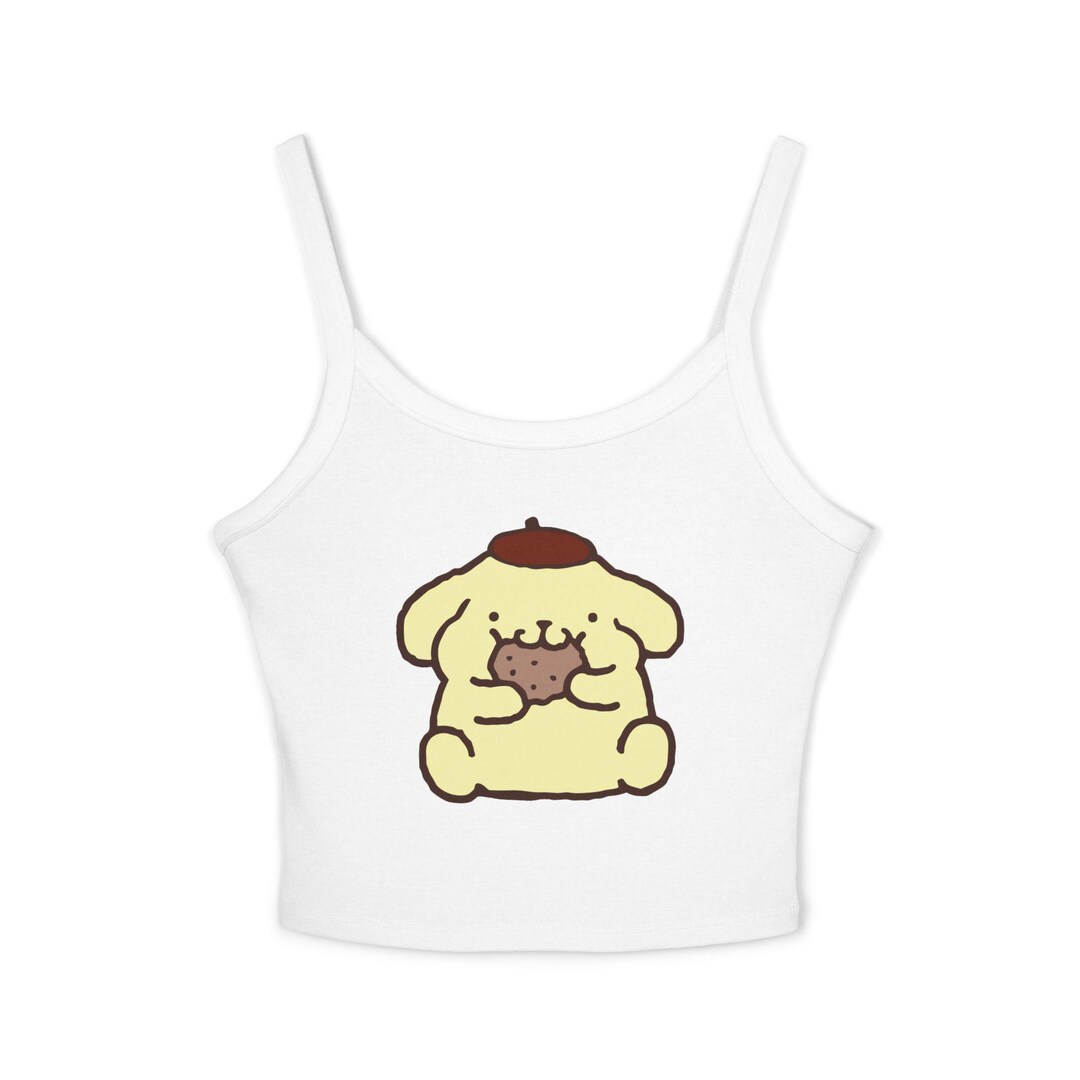 Sanrio Cutecore Tank Top Pompompurin Tee Jojifuku Kawaii Puppy Lolita ...