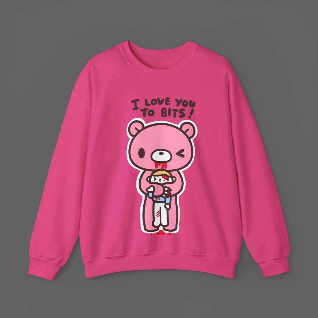 Gloomy Sweatshirt - Woman Size Anime Cutecore Gloomy Bear Long Sleeved ...