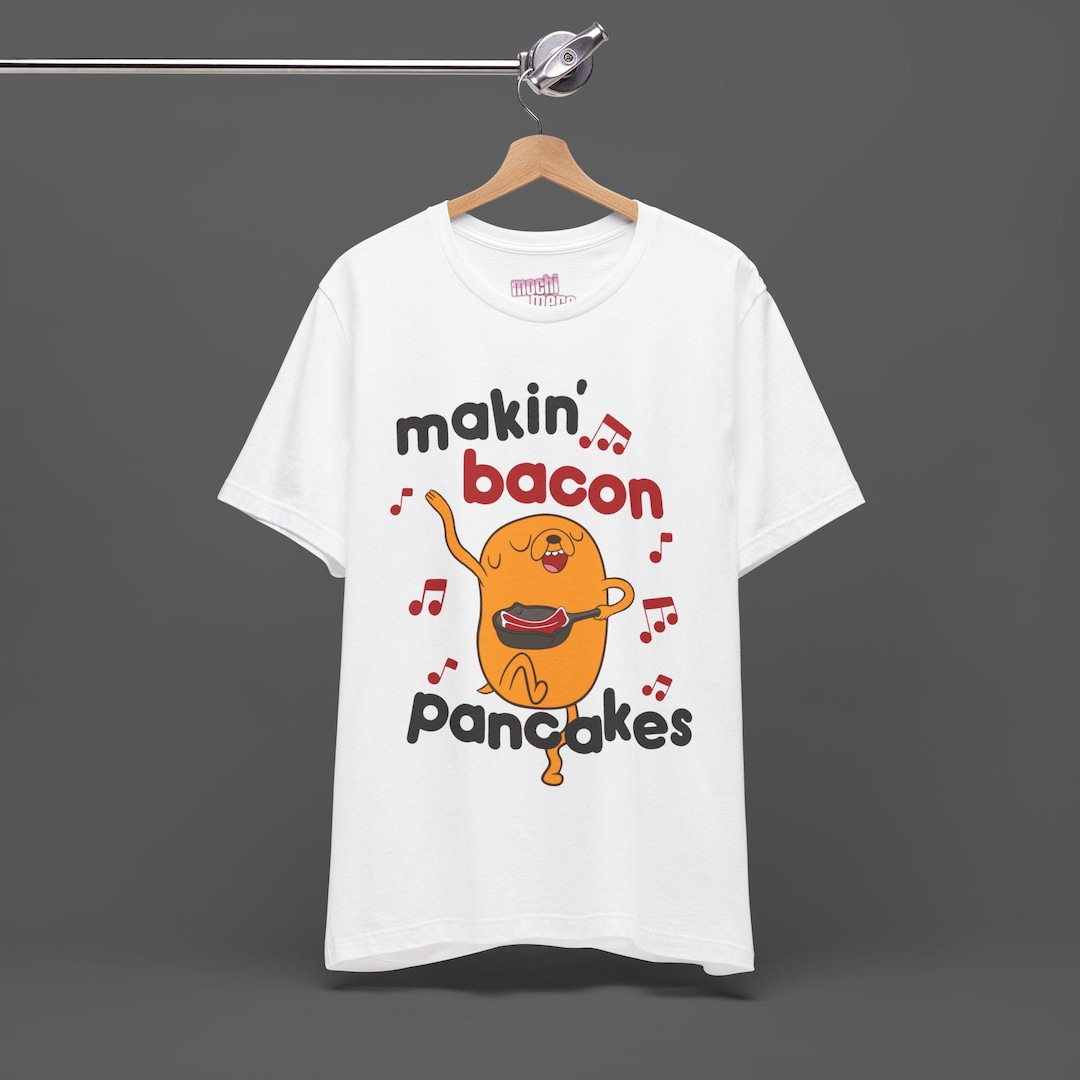 Adventure Time Jake Tee - Bacon Pancakes Y2K Graphic Shirt, Emo Scene ...