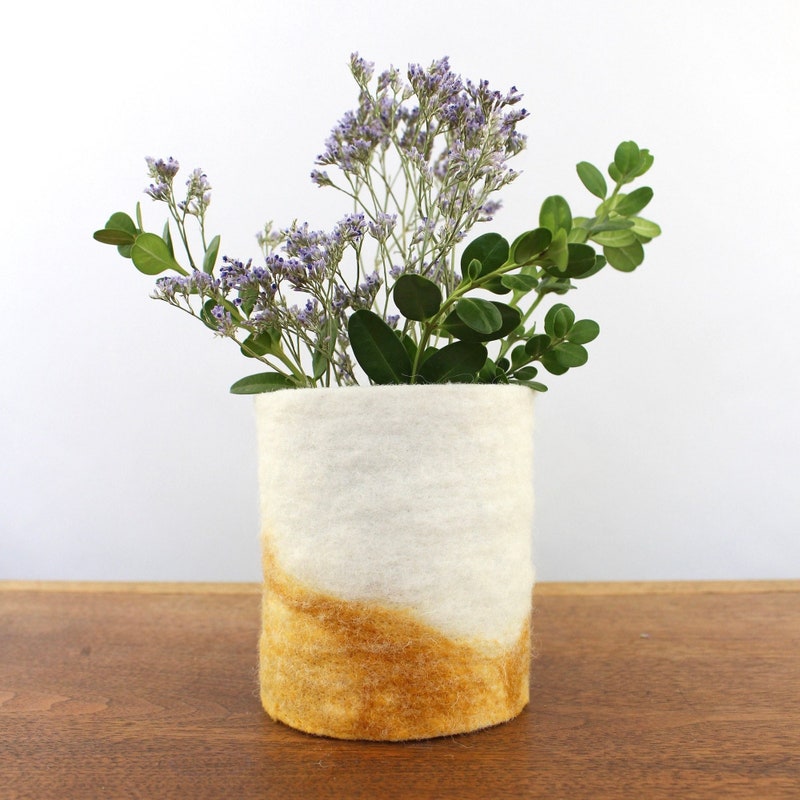 Mustard Yellow Vase - Etsy