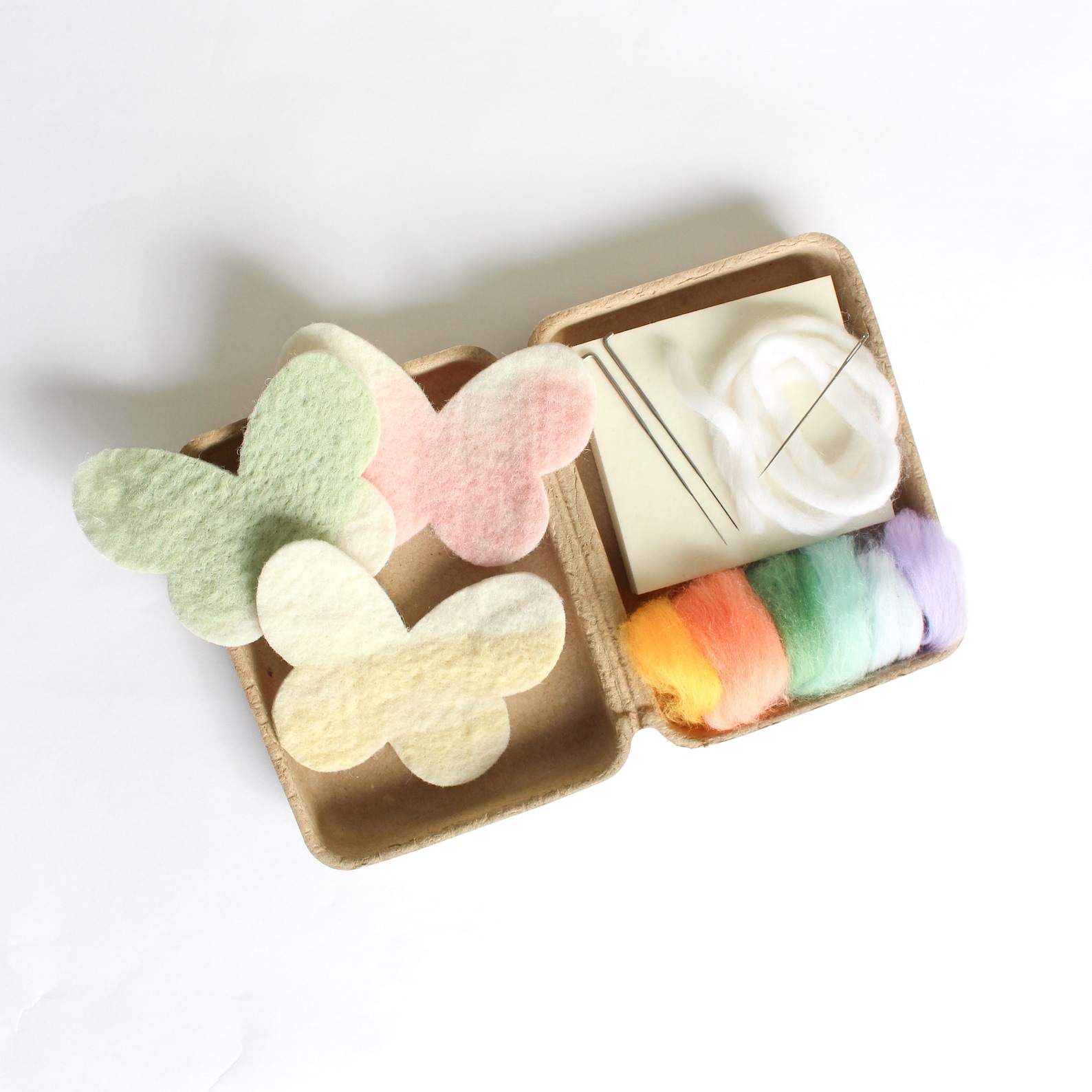 DIY Felt Butterfly Mini Felting Kit: Kid-friendly Needle Craft - Etsy