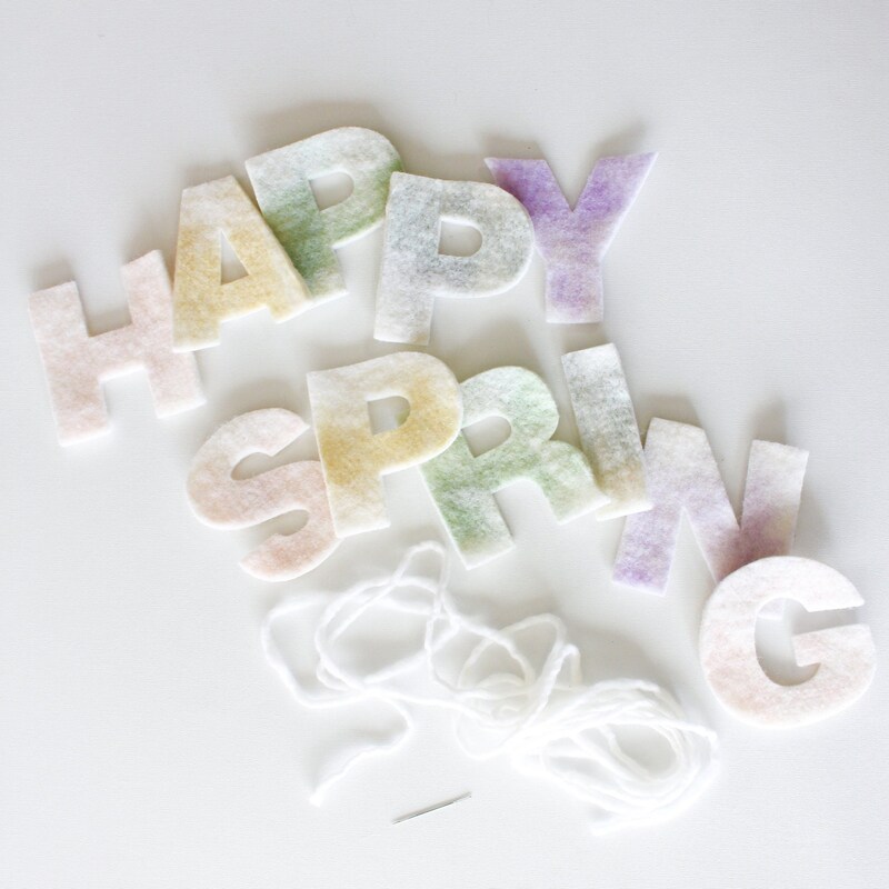 Spring Garland - Etsy