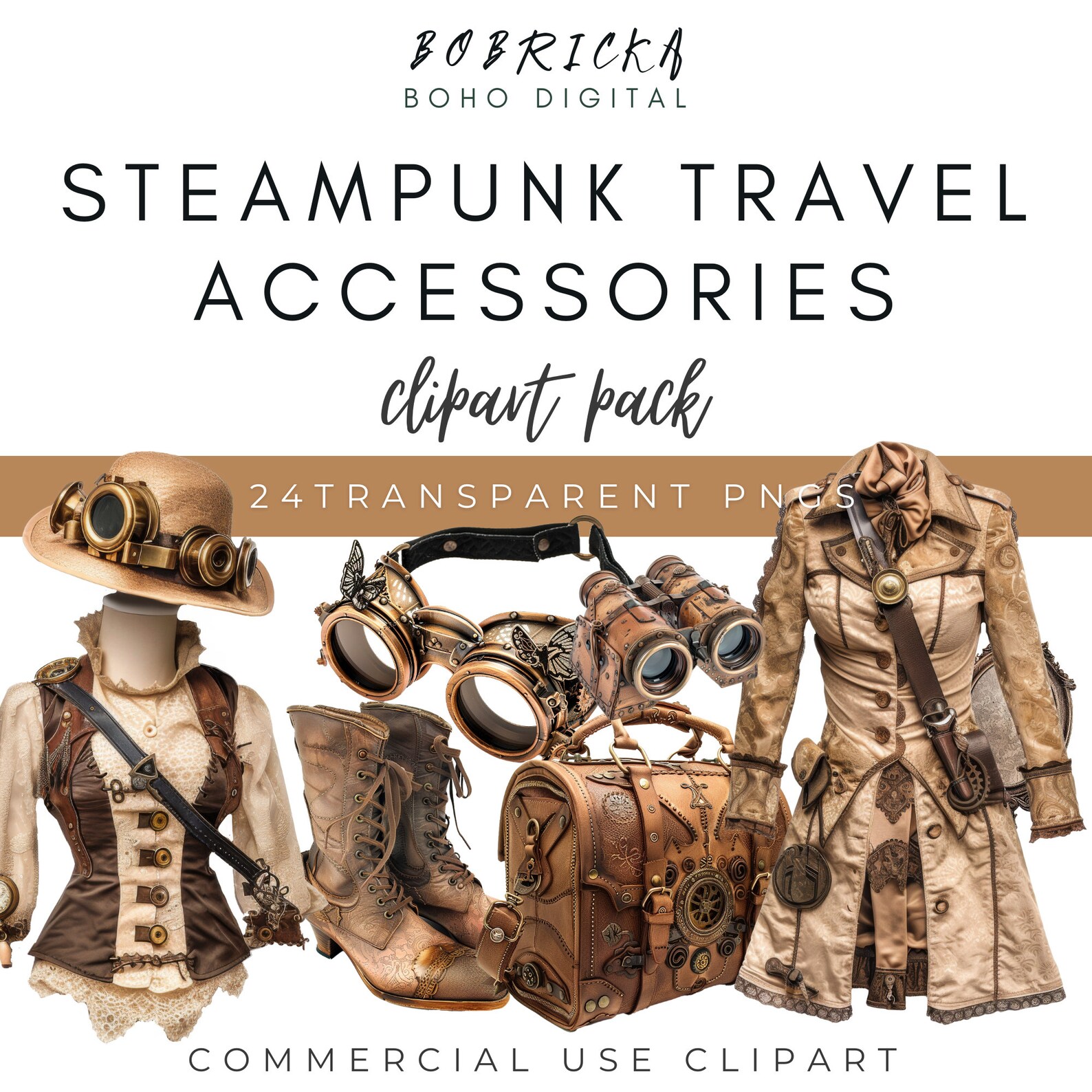 25 Steampunk Travel Accessory Png Clipart Images - Travel Journal Fun ...