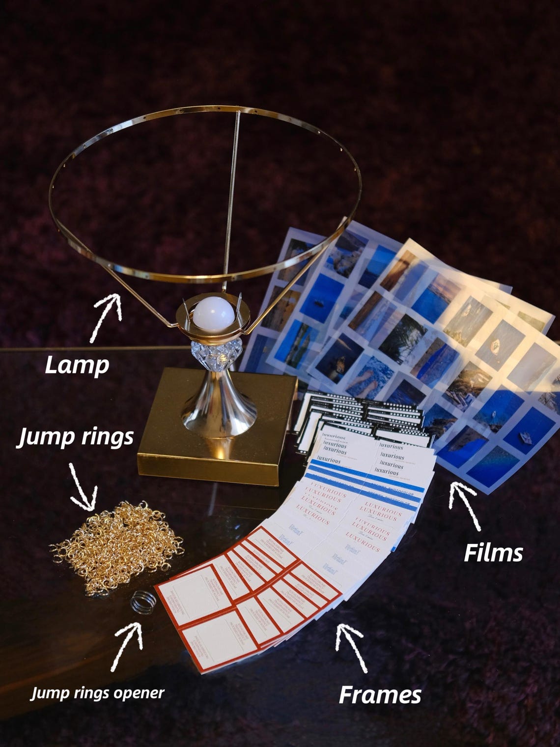 DIY Photo Film Lamp-custom DIY Gift for Valentine's Day, Xmas, Wedding ...