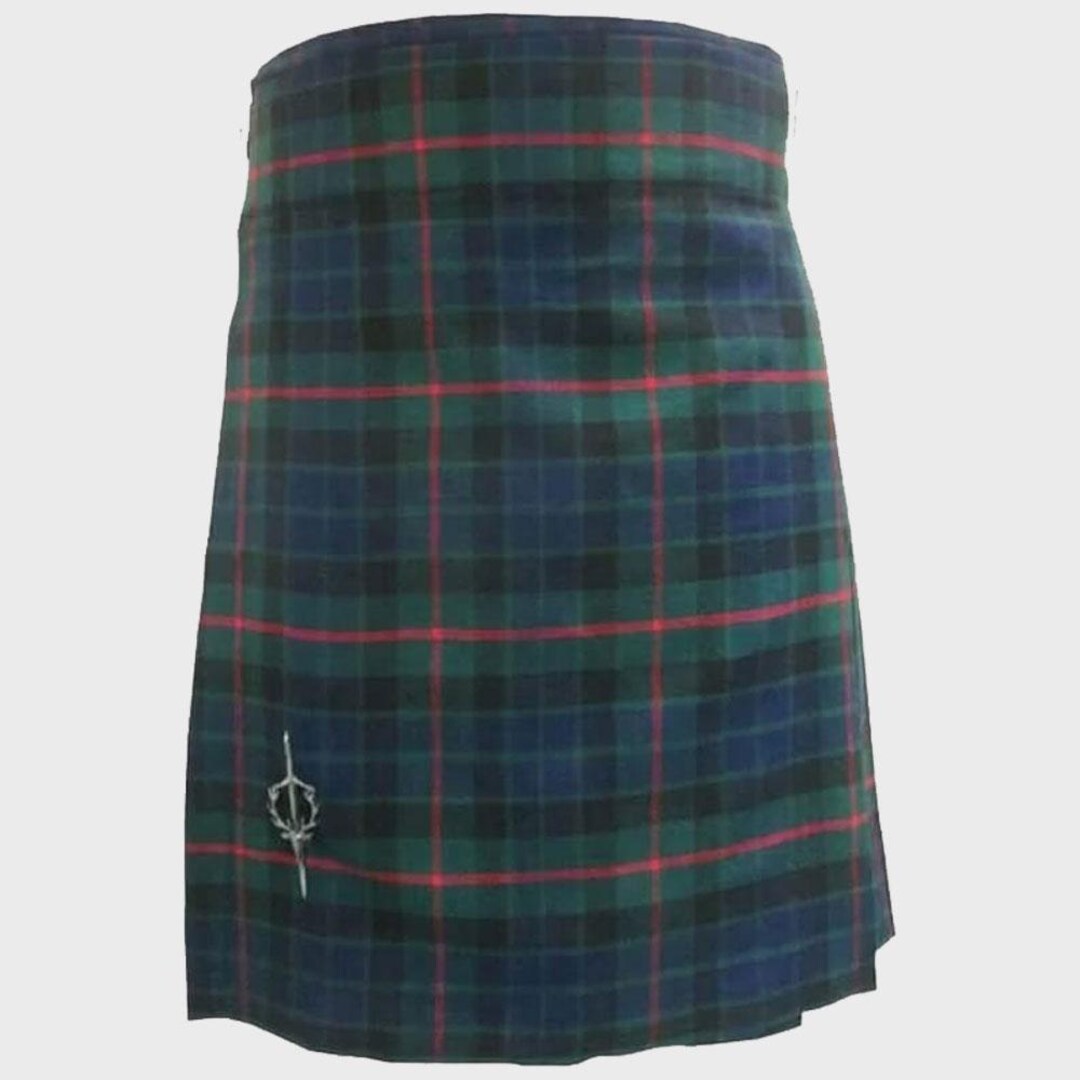 Scottish Handmade Gunn Modern Premium Quality Tartan Kilt - 16 OZ & 8 ...