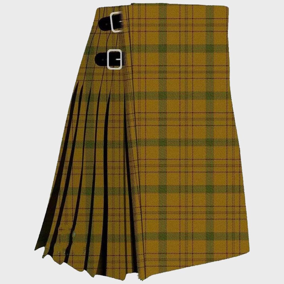 Clan Houston Tartan Kilt - Scottish Traditional Handmade 8 Yards Kilt ...