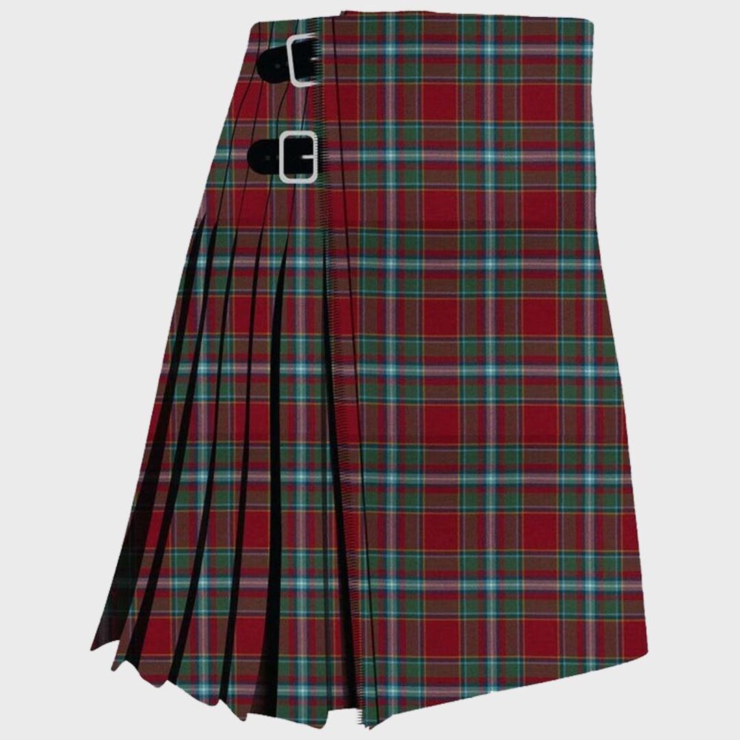 Scottish Handmade Drummond of Perth Muted Tartan Kilt - Men's ...