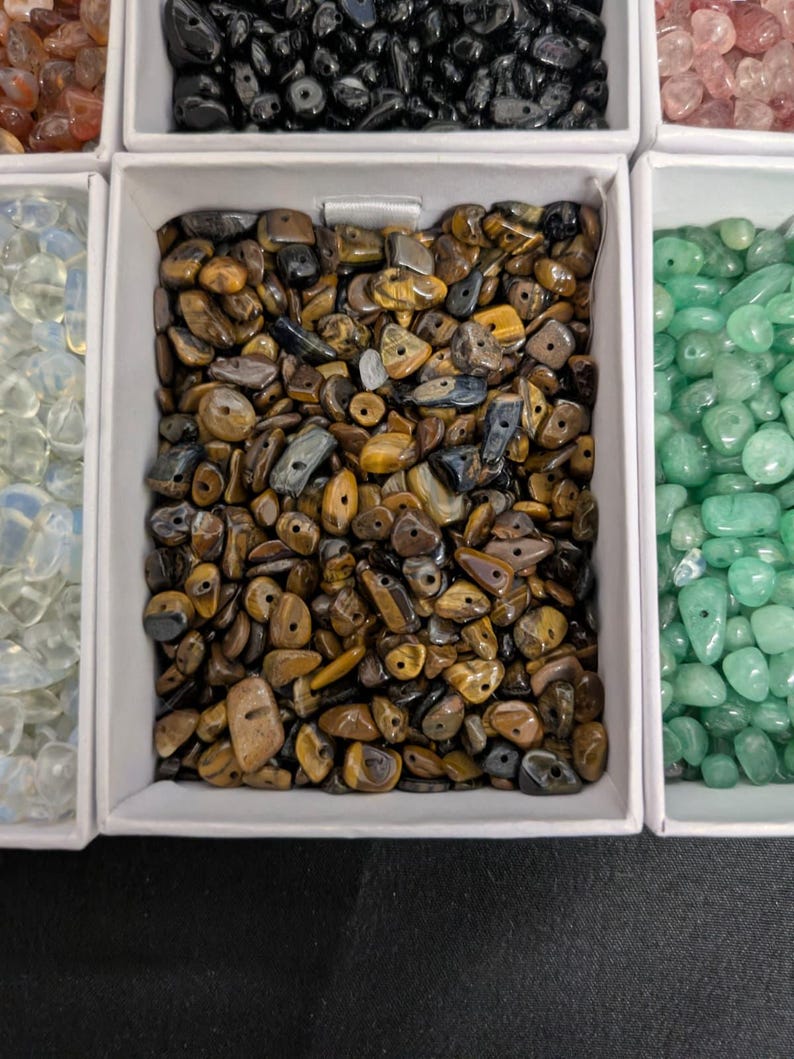 Chip Crystal Beads – Pre-drilled Gemstone, Jewelry Making - Etsy