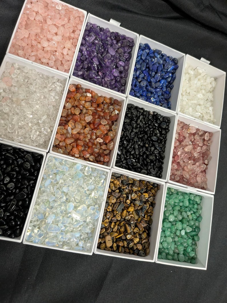 Chip Crystal Beads – Pre-drilled Gemstone, Jewelry Making - Etsy