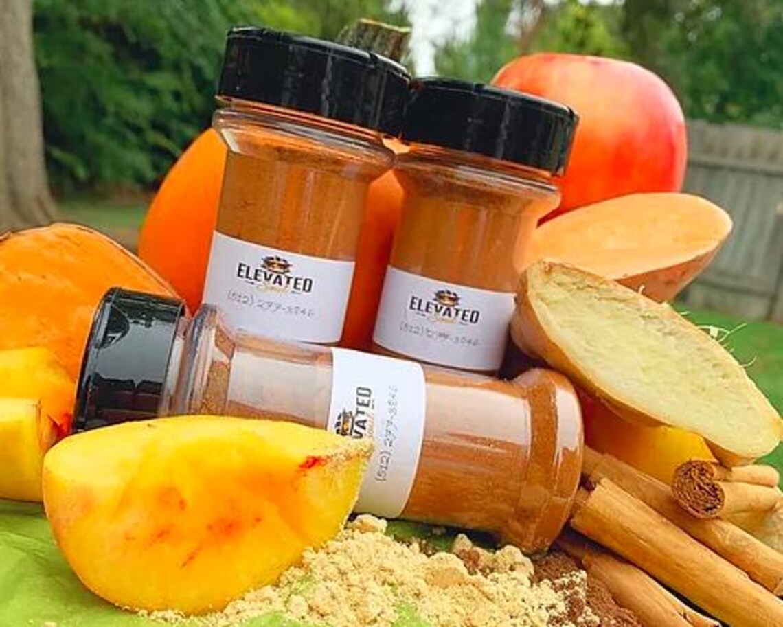 Peach Cobbler Seasoning | Vegan, Gluten-free Fall Dessert Spice Blend ...