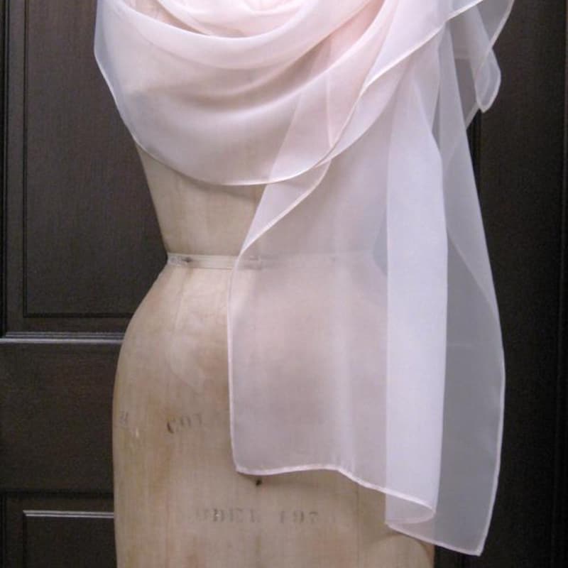 Pink Evening Shawl Blush - Etsy