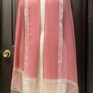 Rose Gold Sheer Shawl Wrap With Pearls - Etsy