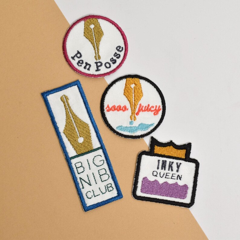 So Juicy Iron on Patch for Fountain Pen Lovers - Etsy