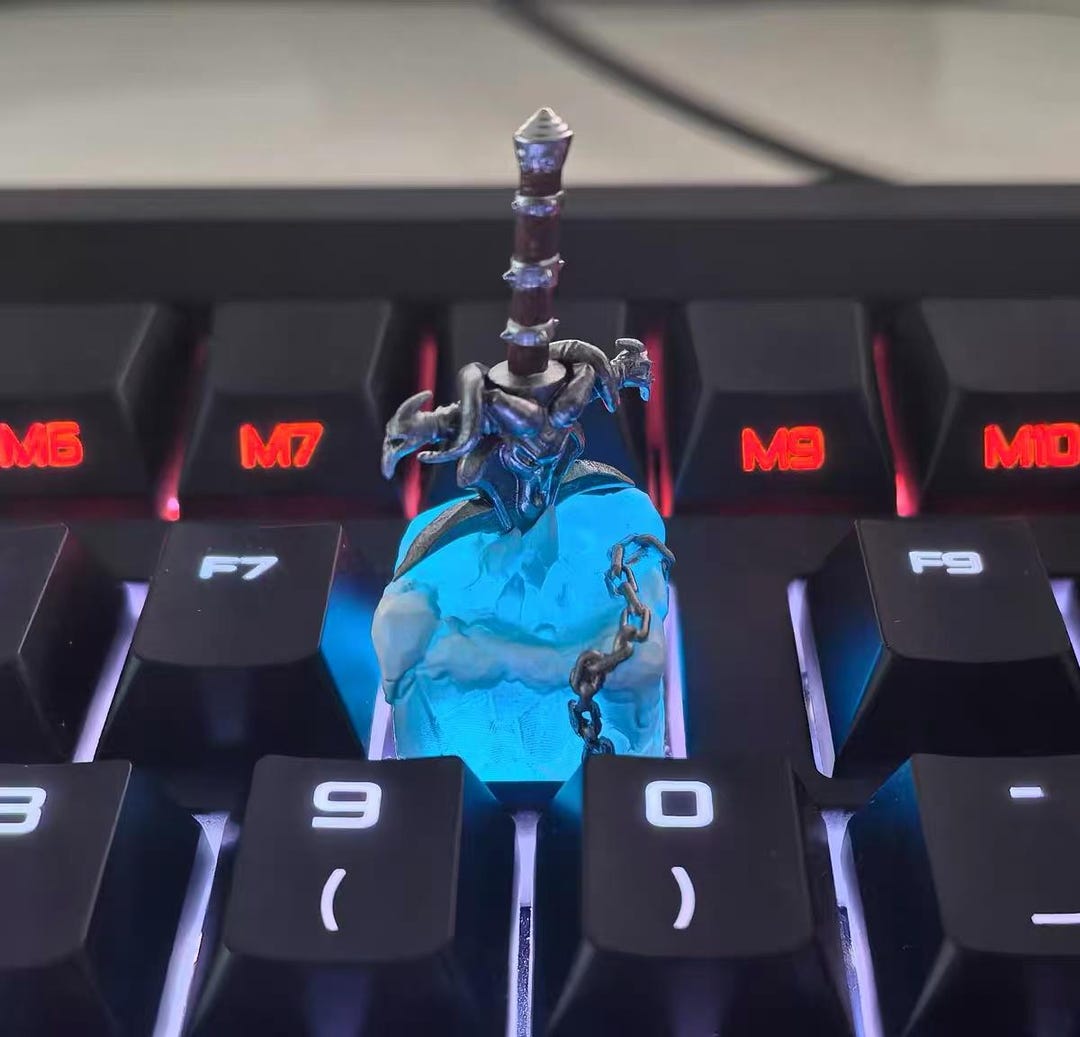 Original Keycap World of Warcraft Mechanical Keyboard Personality Lich ...