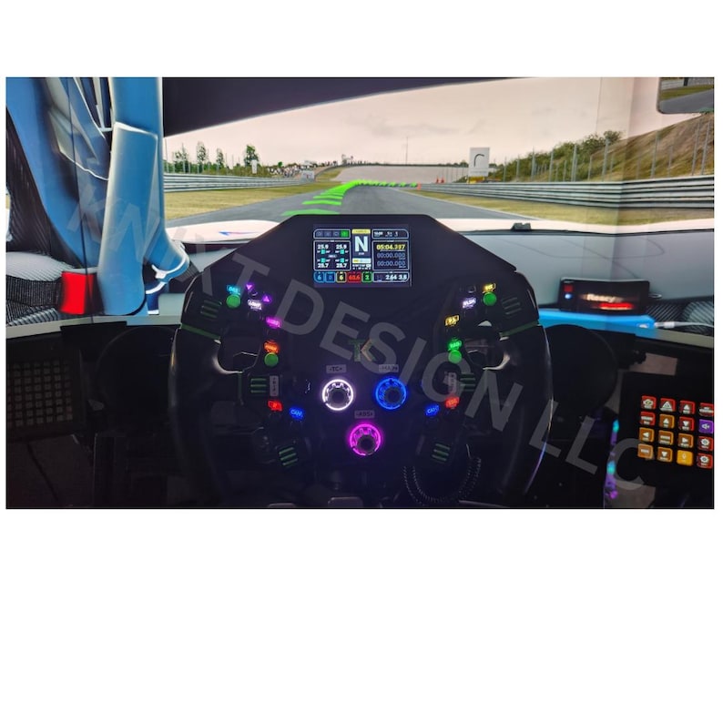 Sim Racing Screen Adapter Kit for Asetek F1 Style Wheels - Etsy