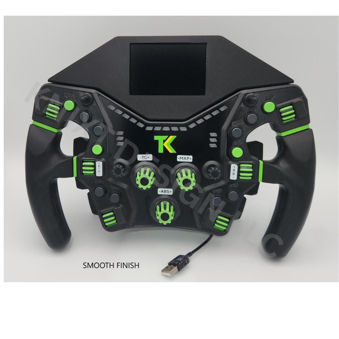 Sim Racing Screen Adapter Kit for Asetek F1 Style Wheels - Etsy