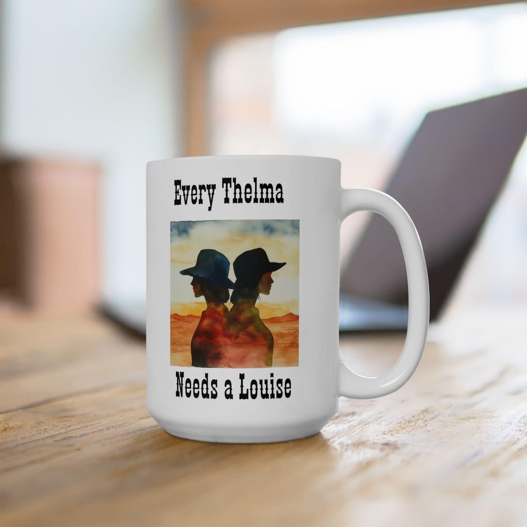 Best Friends Ceramic Mug, Thelma and Louise Mug Set, Friendship Coffee ...