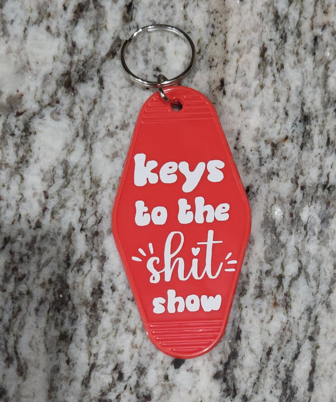 Keys to the Shit Show Retro Motel Keychain Vintage-inspired Key Tags ...
