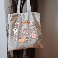 Custom Fall Leaves Bag, Autumn Season Tote Bag, Personalized Tote Bag ...