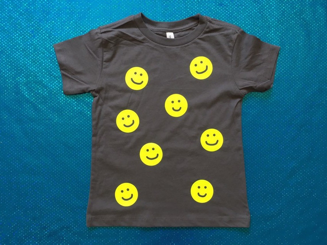 Smiley Shirt, Happy Shirt, Kid Shirt, Toddler Shirt, Kid Clothes ...
