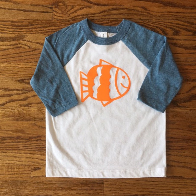 Kids Goldfish Shirt - Etsy