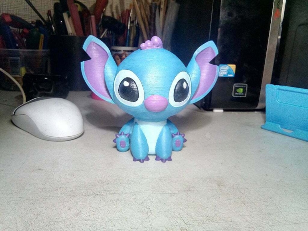Stitch 3D Stl File - Articulated Stitch Figure - Print in Place Stich ...