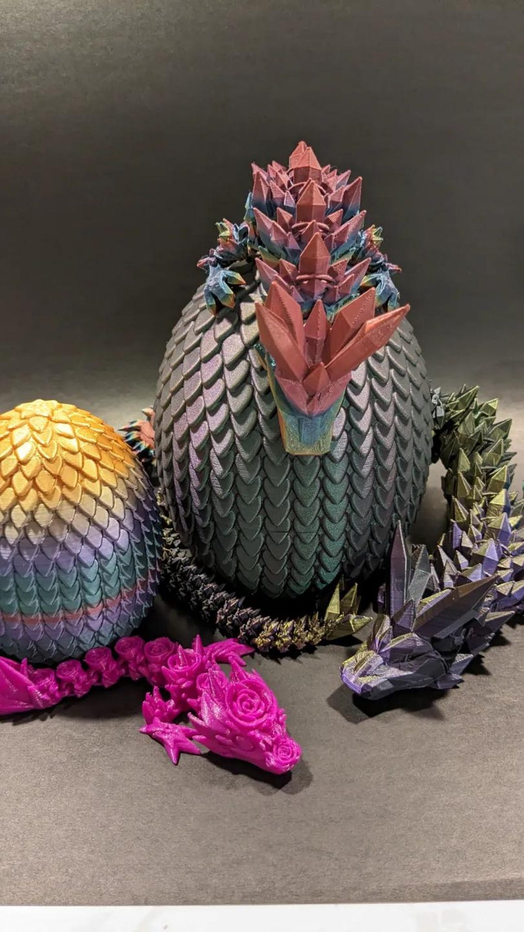 Dragon Egg 3D STL File for 3D Printer, 3d Model, FDM Print File, SLA ...