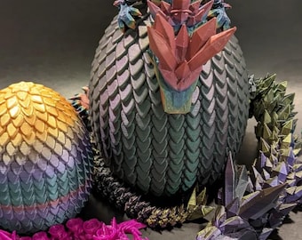 Dragon Egg 3D STL File for 3D Printer, 3d Model, FDM Print File, SLA ...