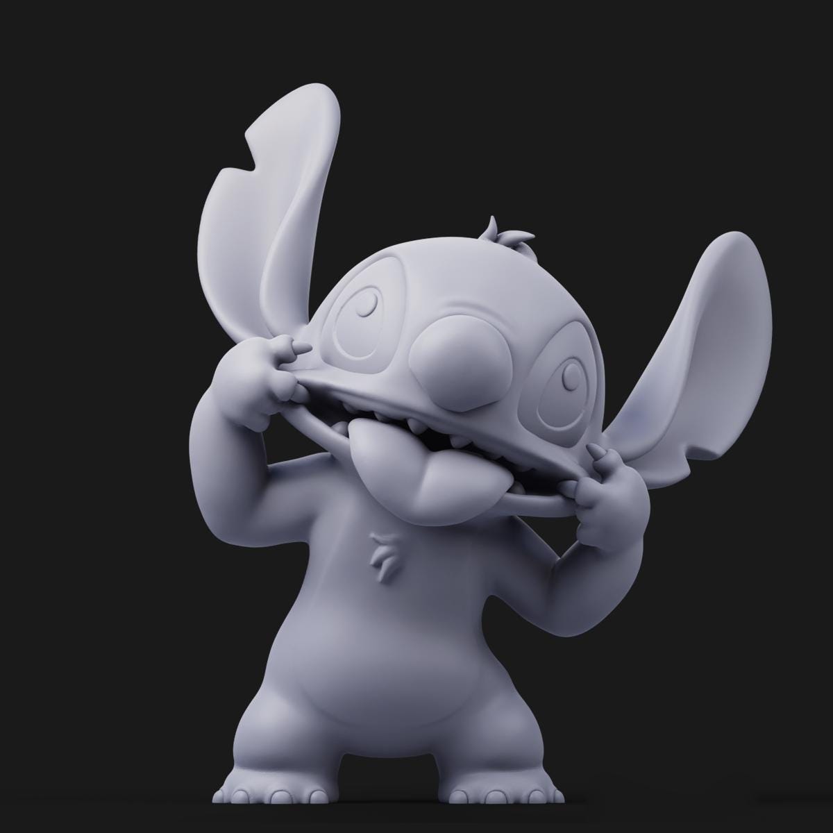 Stitch Christmas 3D STL Files - 3D Stitvh Figure STL File - Easy to ...