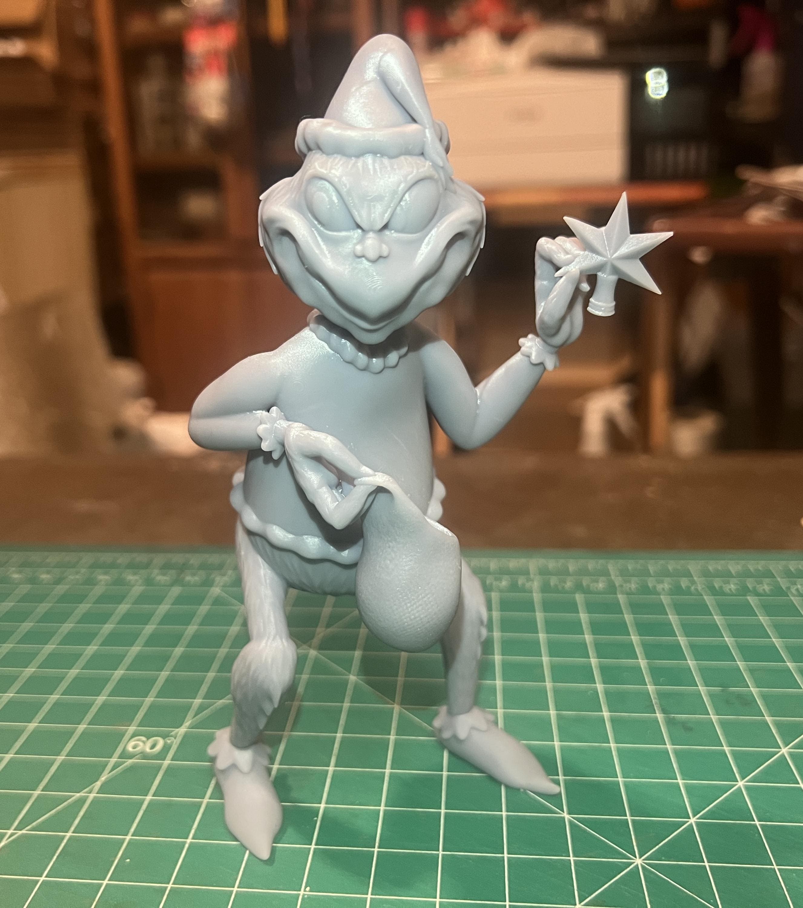 Grinch STL | 3D Print | 3D Printed | Grinchmas | Funny Gift Figurine ...