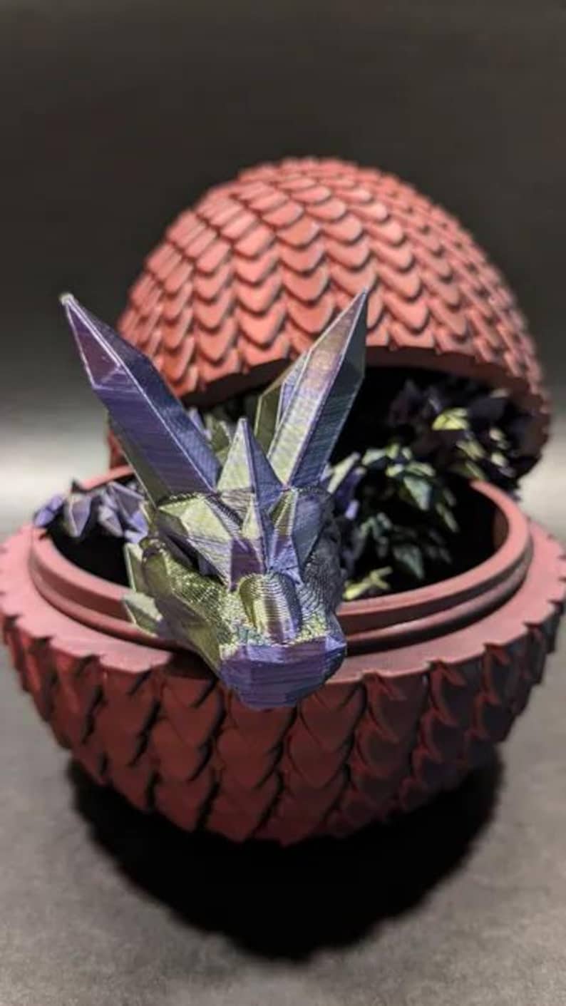 Dragon Egg 3D STL File for 3D Printer, 3d Model, FDM Print File, SLA ...