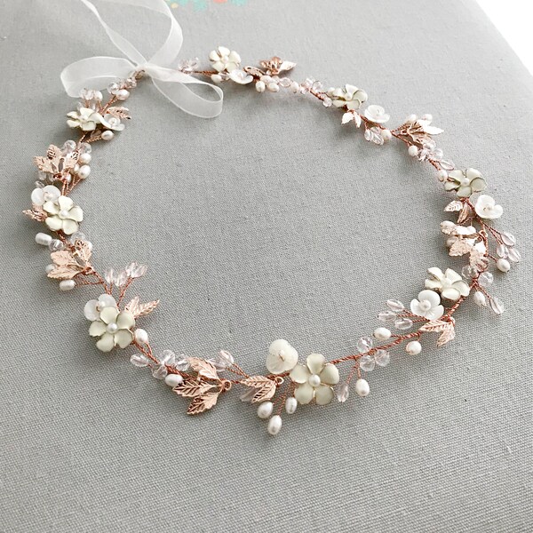 Metal Flower Crown - Etsy