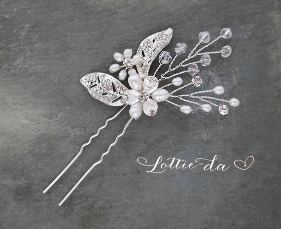 Boho Hair Pin Set Boho Wedding Silver or Gold Flower Hair | Etsy