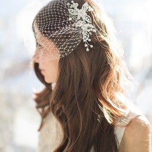 Gold or Silver Boho Bridal Wire Hair Vine Floral Hair Comb, Wedding ...