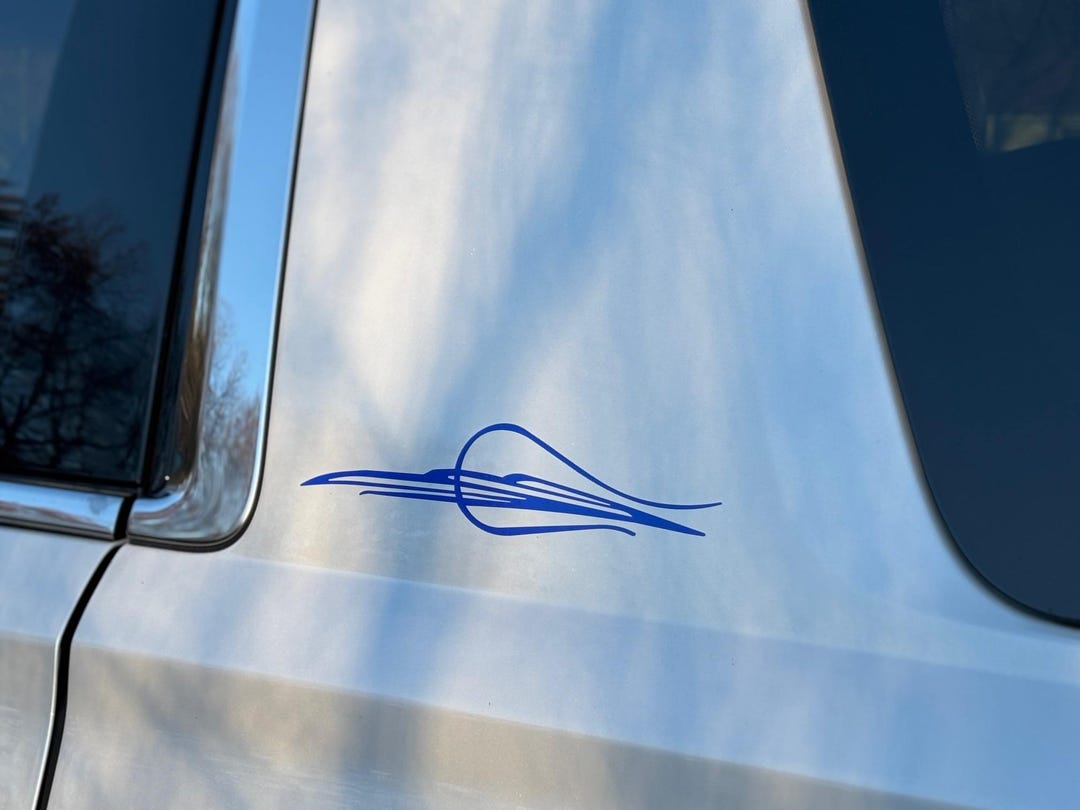 Pinstripe Graphic Decal Scroll in Various Sizes. Installation Video ...