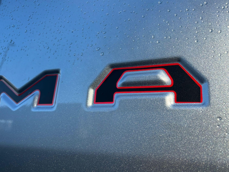 Two Color Decals Graphic Stripe for the Tailgate of a 2024-26 Toyota ...