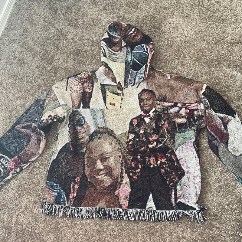 Custom Tapestry Hoodie - Etsy