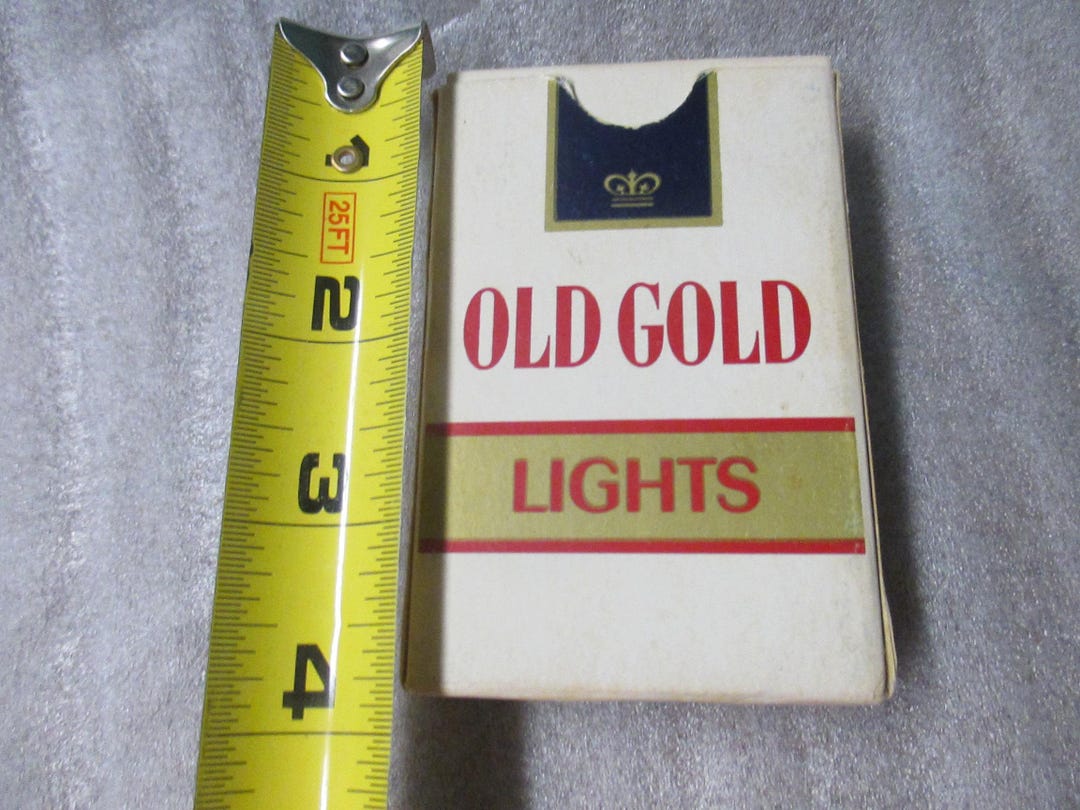 Vintage Old Gold Playing Cards: Tobacciana Collectible Poker Deck - Etsy