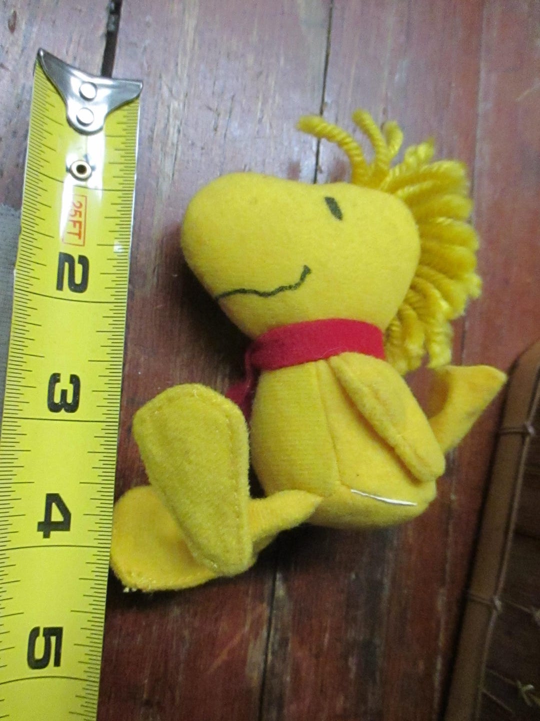 Peanuts WOODSTOCK Plush Toy Vintage 5" Stuffed Animal Collectible Toy ...