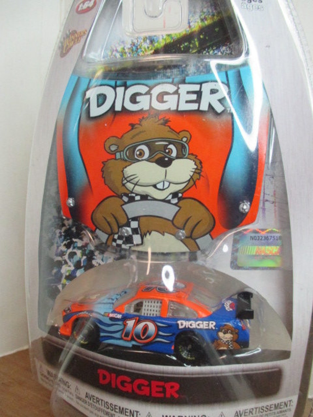 Racing Car Toy NASCAR Winners Circle the Adventures digger & Friends 10 ...