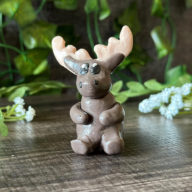 Moose Figurine - Etsy