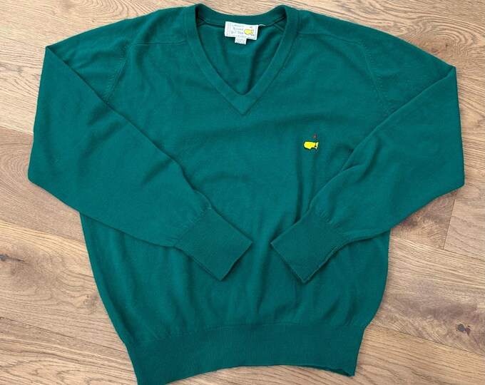 Vintage Augusta National Golf Shop Masters Sweater Green XL - Etsy