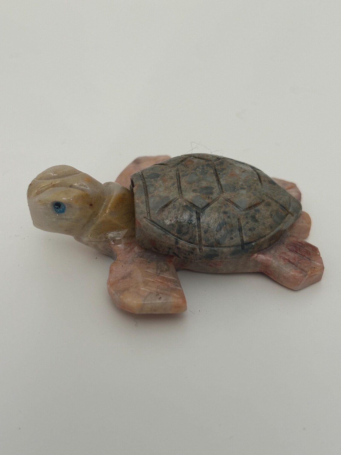 Soapstone Turtle Carving (yellow and Green) - Etsy