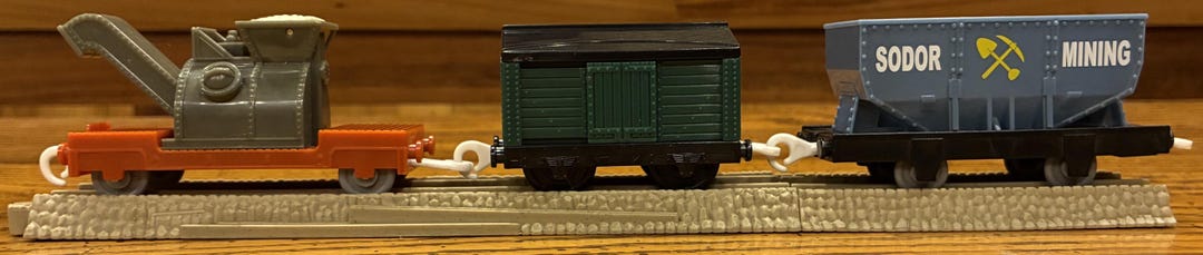 Thomas & Friends (3) Quarry Cars Trackmaster Fisher-price 2009 W/ (3) 4 ...