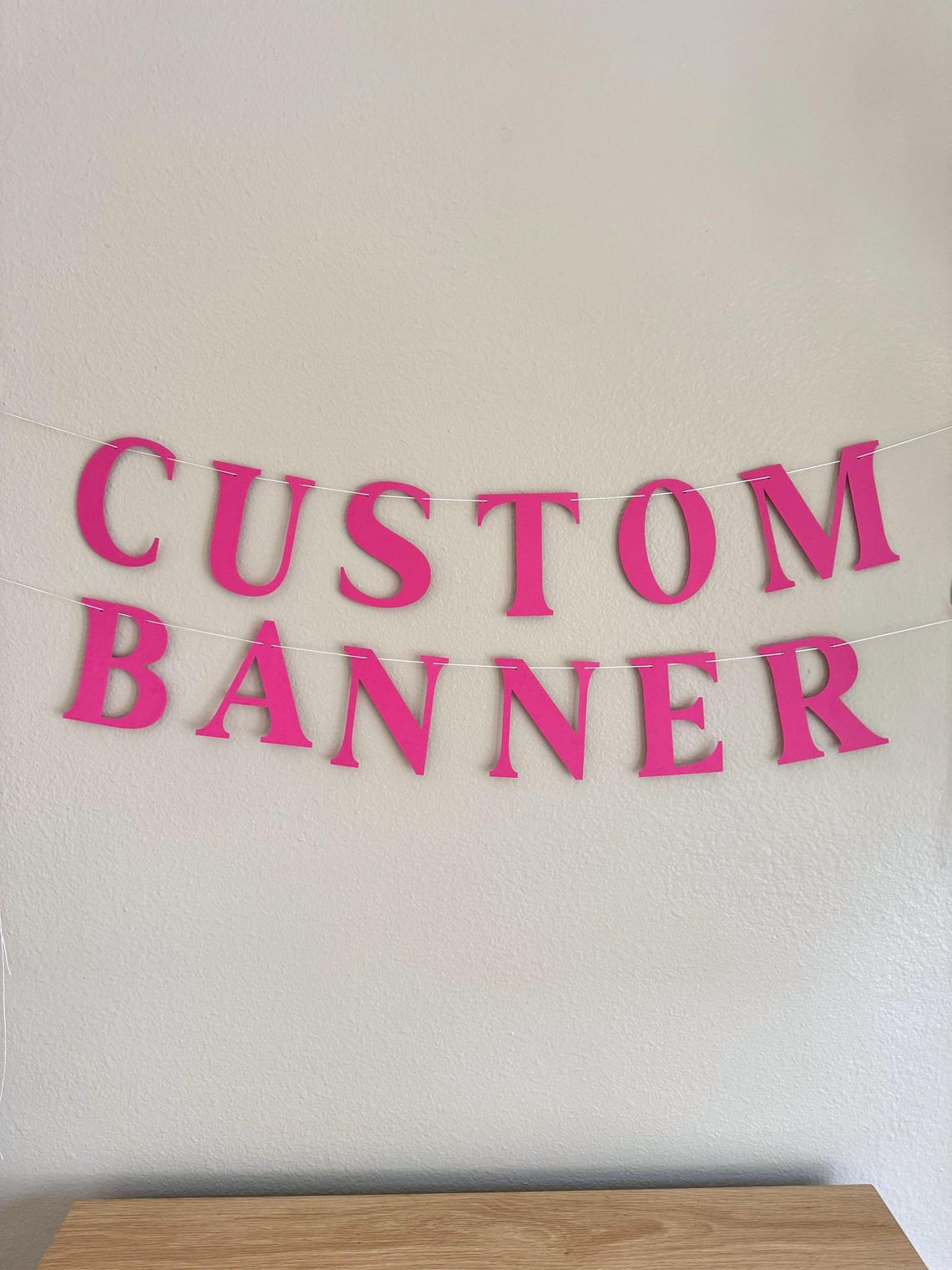 Custom Banner, Custom Kraft Banner, Customizable Banner, Custom Fun ...