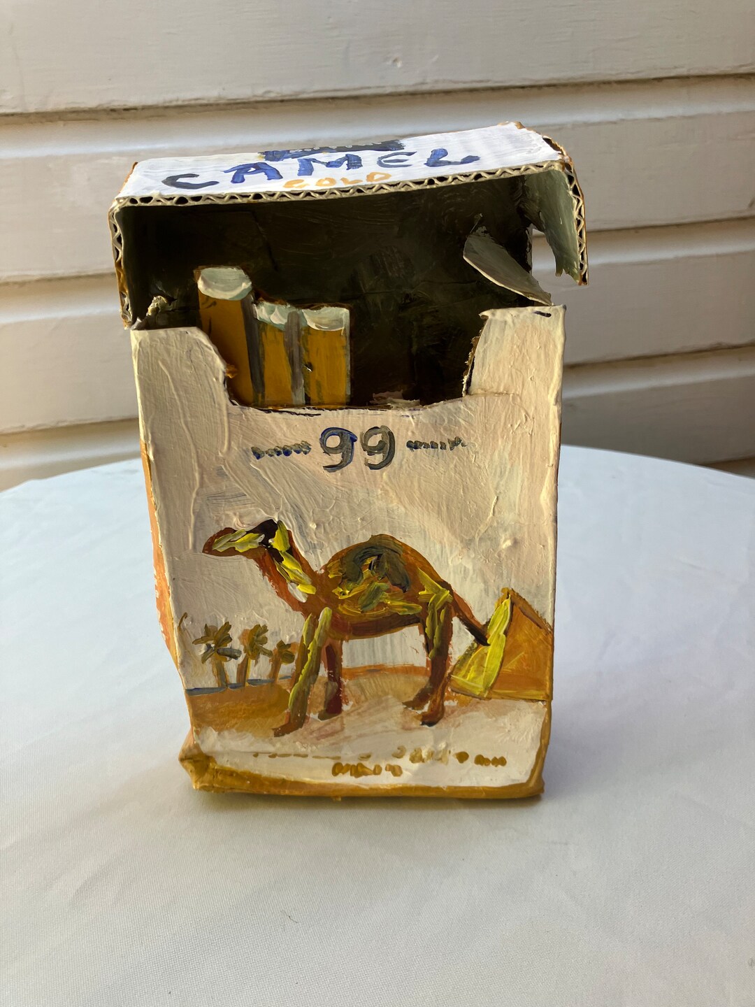Camel Large Cardboard Sculpture 9" X 5.5" X 2" - Etsy