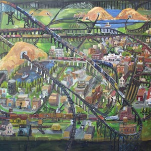 My Childhood Train Set From Memory - Etsy