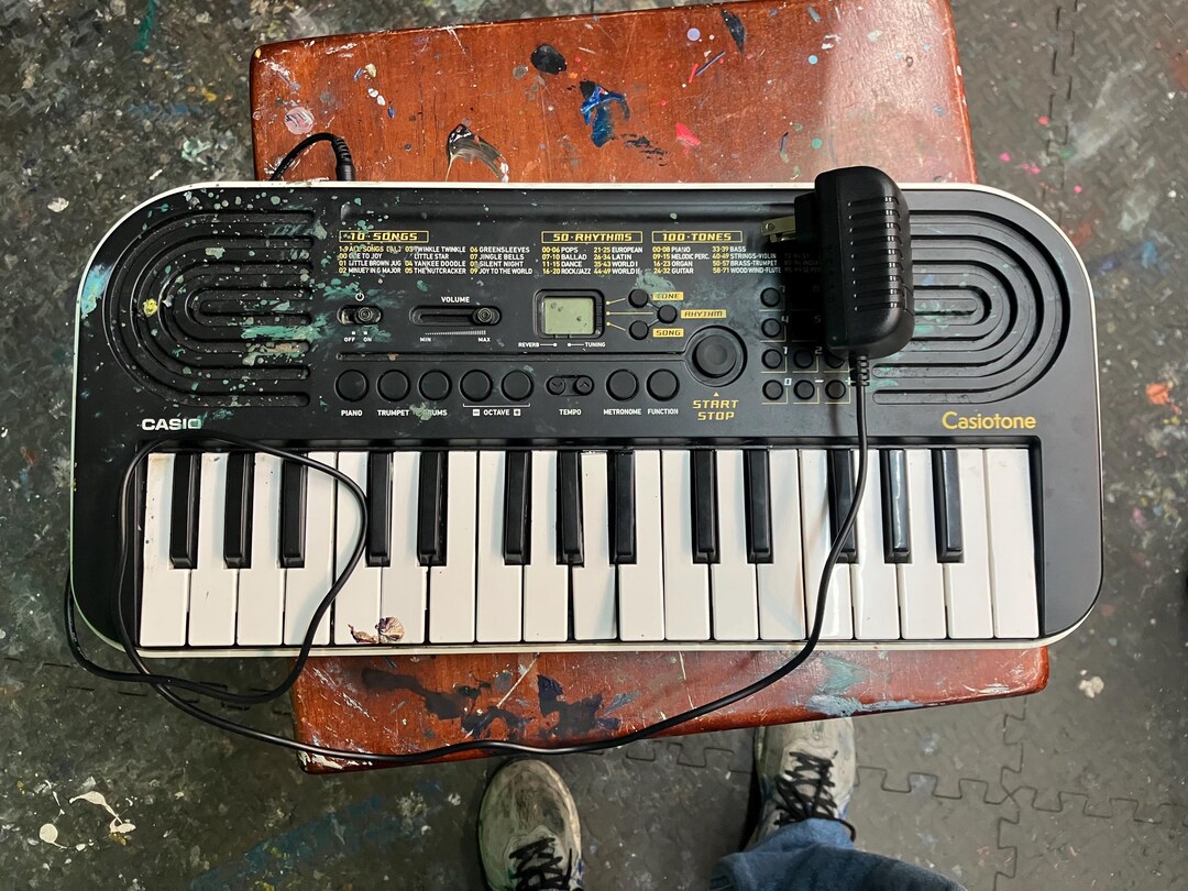 Signed Busted Keys Casio Keyboard - Etsy